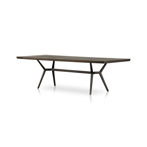 Bryceland Iron Dining Table - Gunmetal | Scout & Nimble