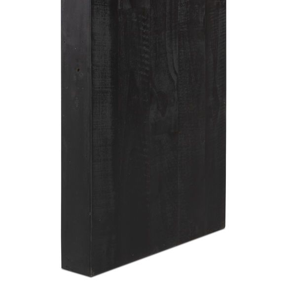 Matthes Pine Rectangle Console Table - Aged Black Pine