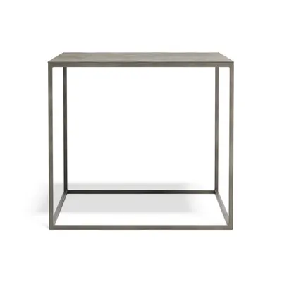 aluminum cube side table