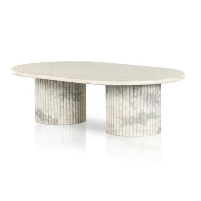 solid marble coffee table